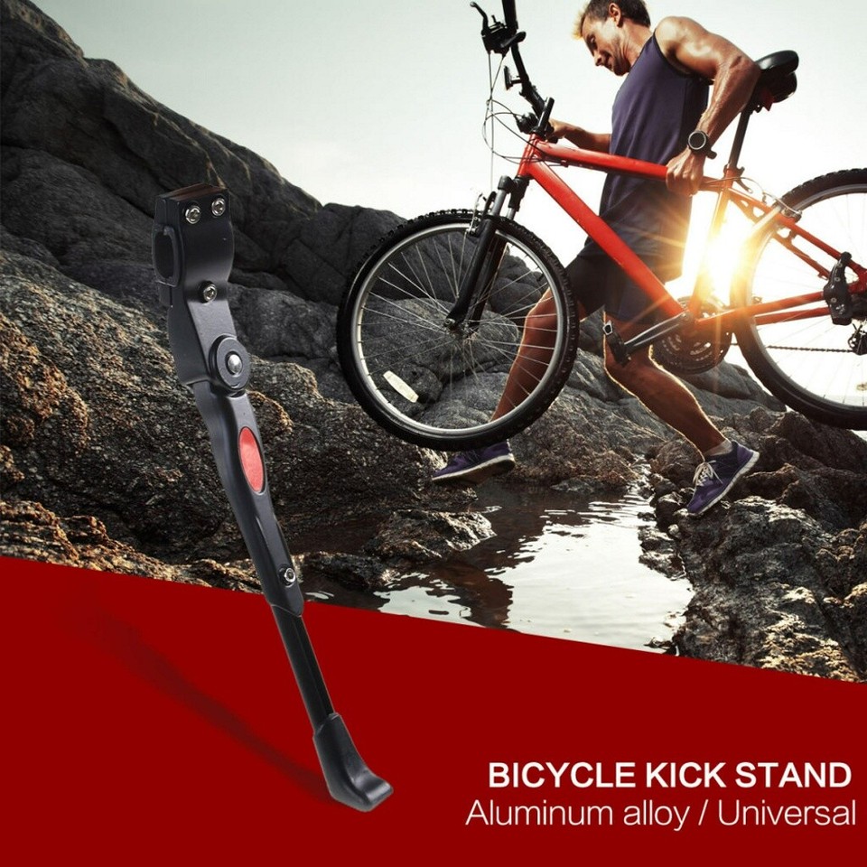 Adjustable Bicycle Kickstand Mountain Bike Kick Stand BMX MTB Side ...