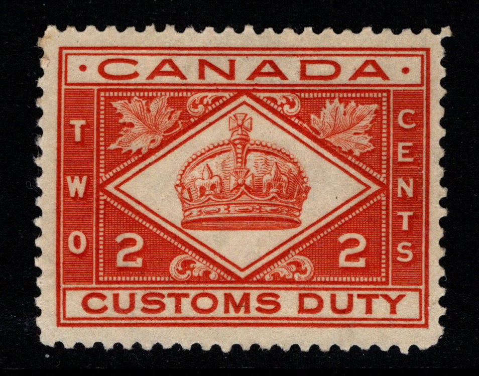 Canada Early 1900s 2c Customs Duty Revenue Used - S48488 | eBay