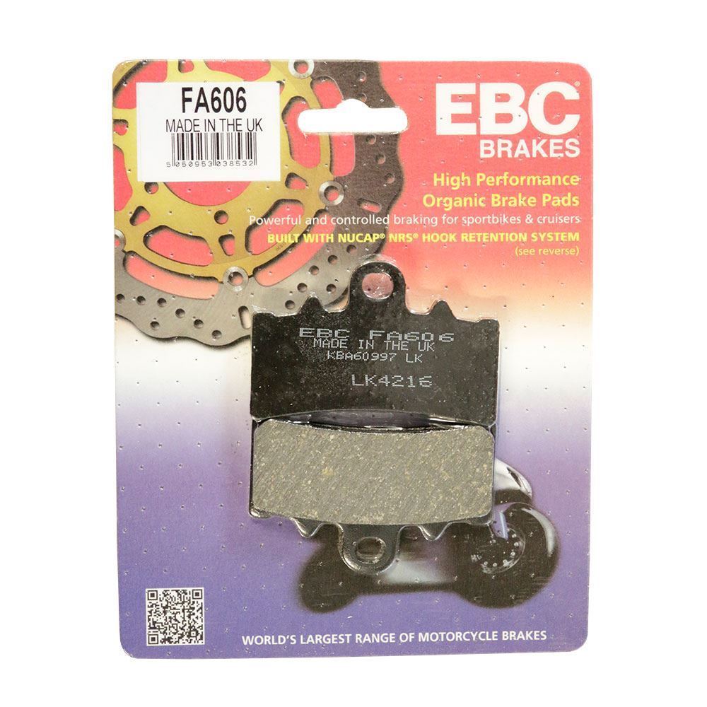 FITS KTM DUKE 390 2013 - 2018 EBC ORGANIC FRONT BRAKE DISC PADS FA606 ...