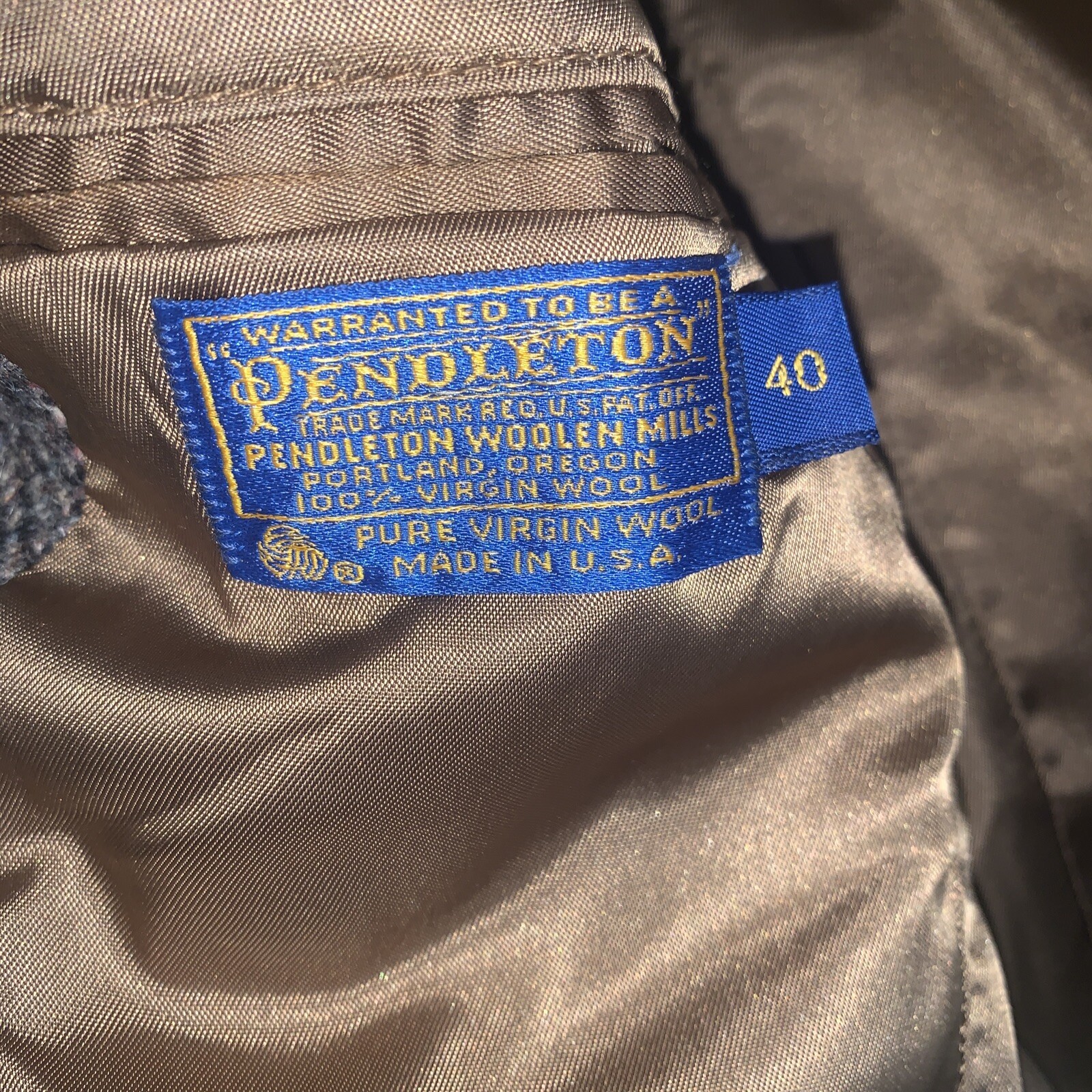 Pendleton Western Suit Jacket Blazer Men's Sz 40 USA … - Gem