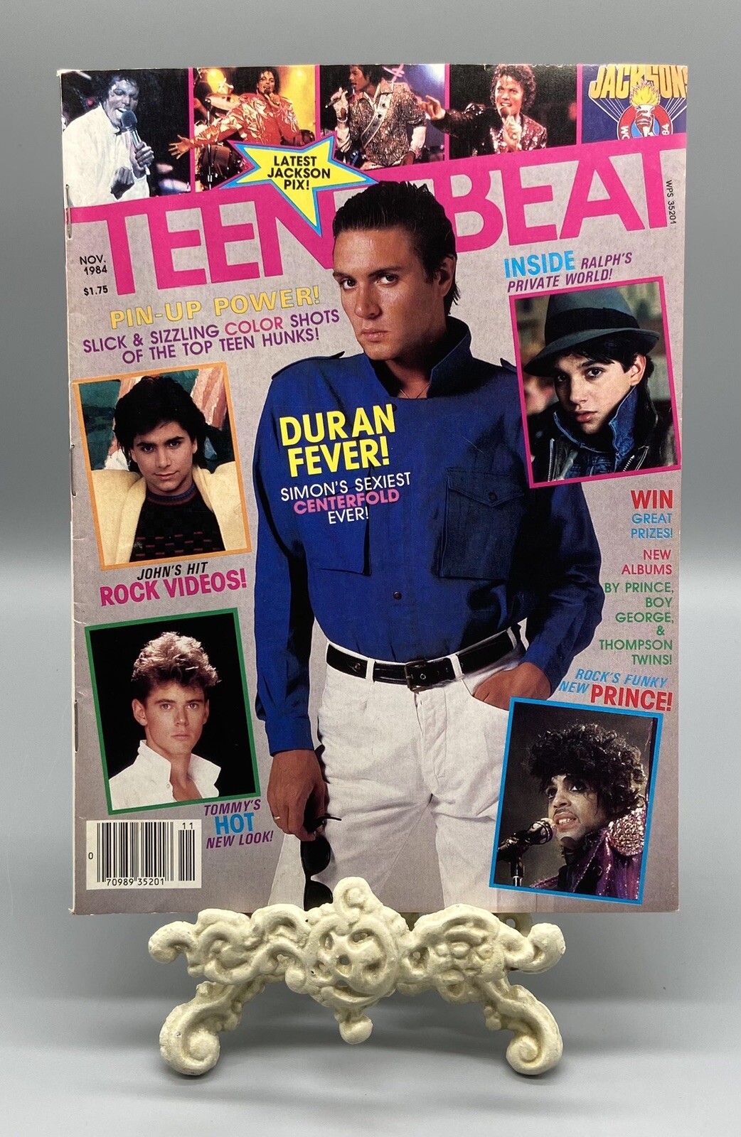 Teen Beat Magazine November 1984 Michael Jackson Lowe Baio Warlock Fox ...