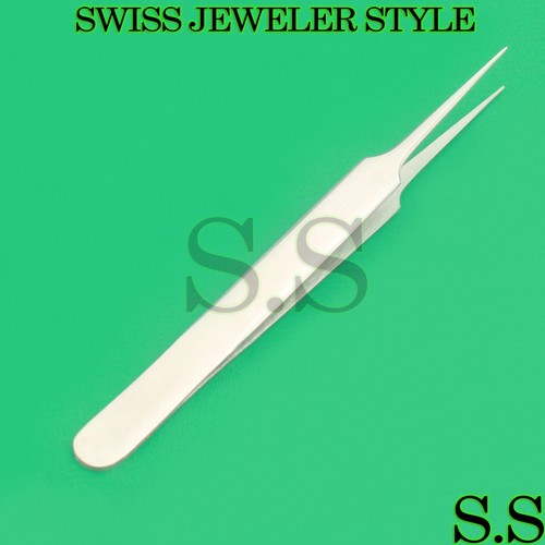 SWISS JEWELER STYLE SUTURE REMOVAL FORCEPS #4 SMOOTH FINE POINT ...