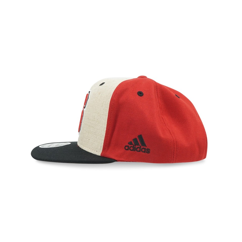 NC State Wolfpack Adidas Primary Logo 2-Tone Flat Brim Snapback Hat | eBay