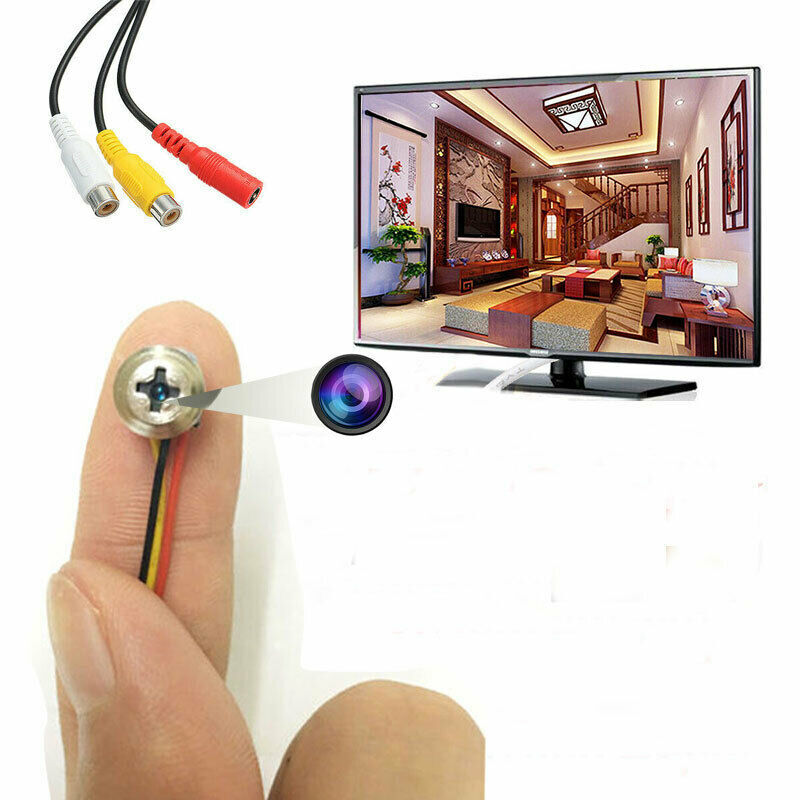 HD Smallest Security Camera 1000TVL HD Mini CCTV Pinhole Lens Micro ...
