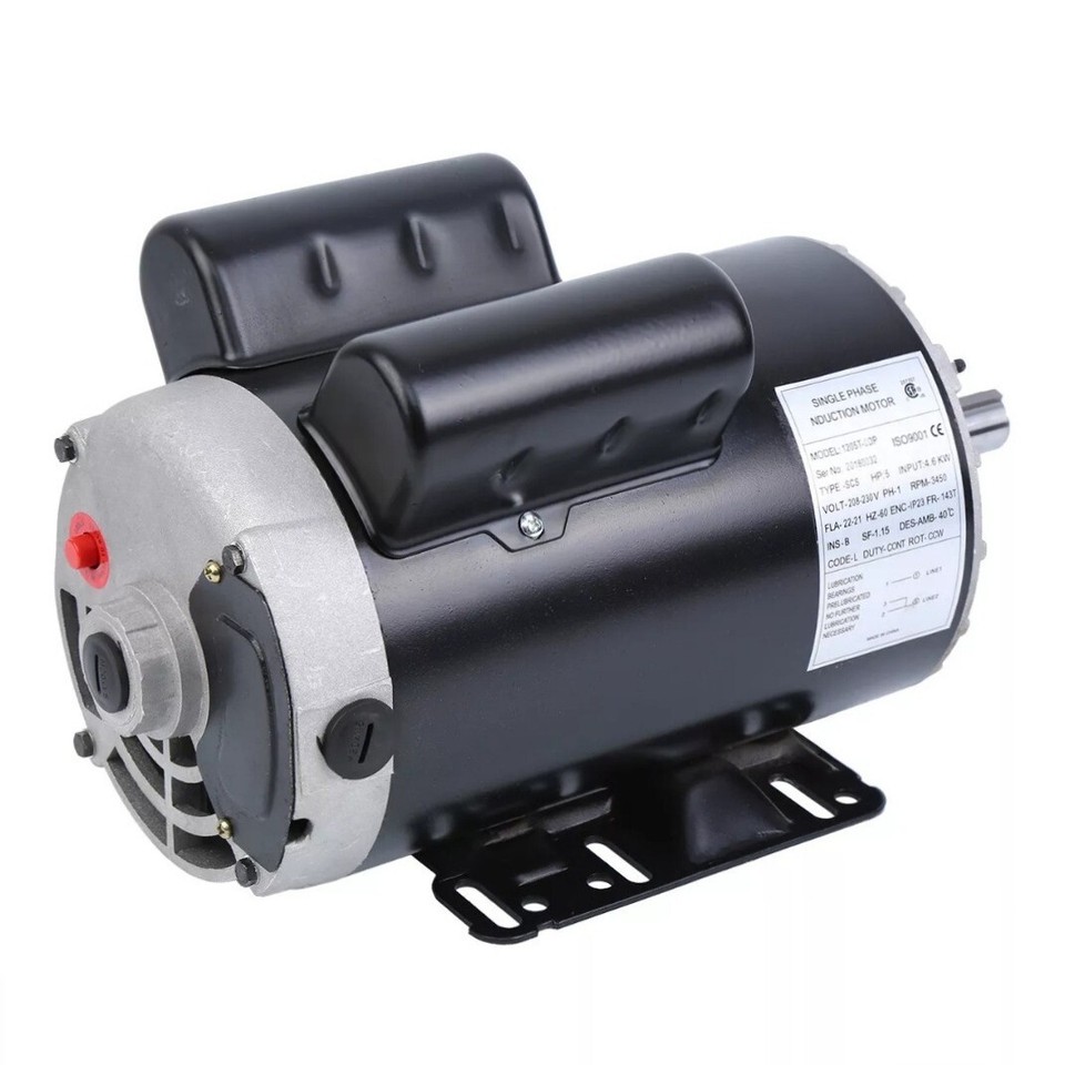 Standard Air Compressor Motor 6.5HP SPL (1205T-ODTF) Air Compressor ...
