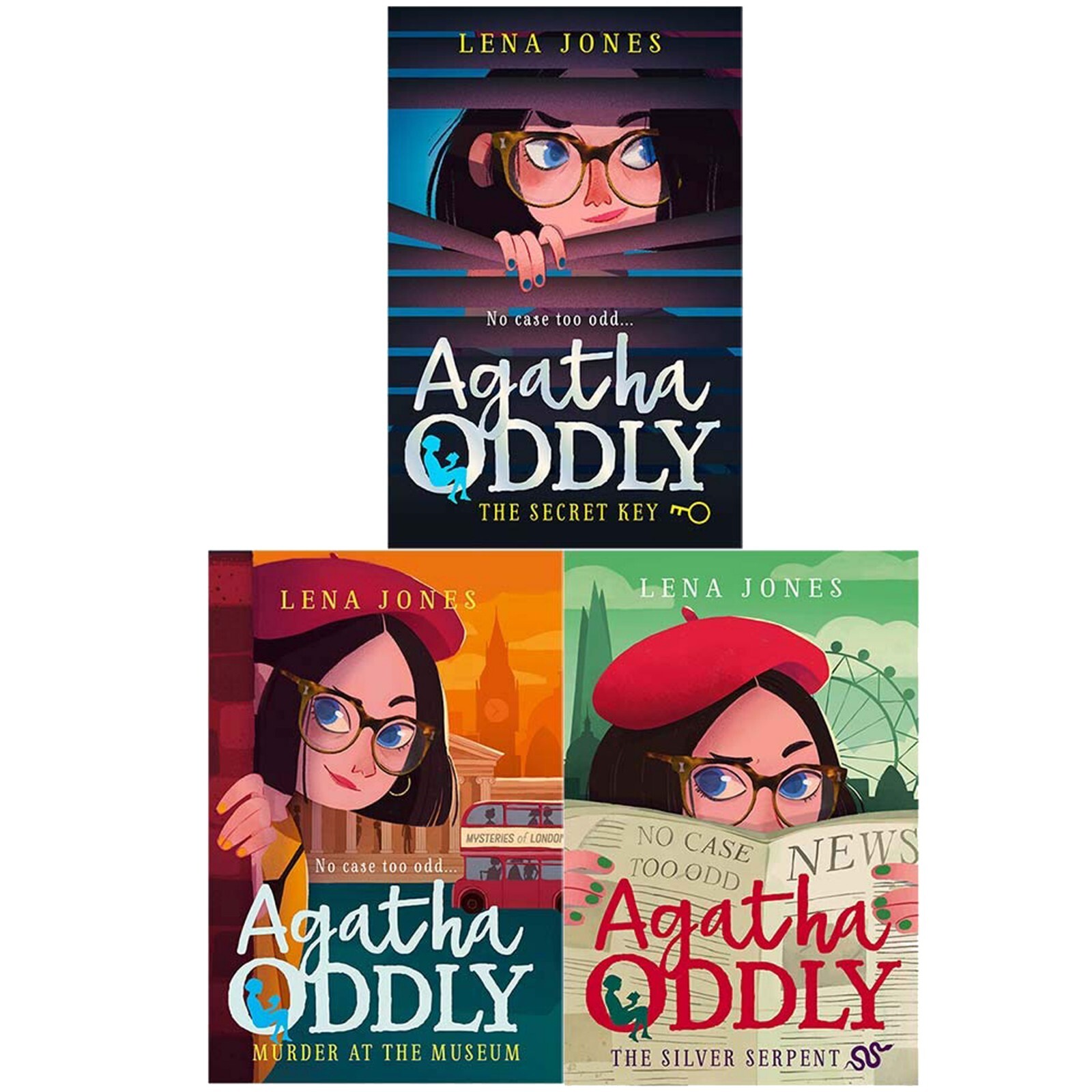 Agatha Oddly Series 3 Books Collection Set by Lena Jones NEW Pack ...