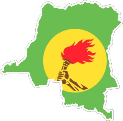 Vinyl Car Sticker Adhesive Flag Zaire Map | eBay