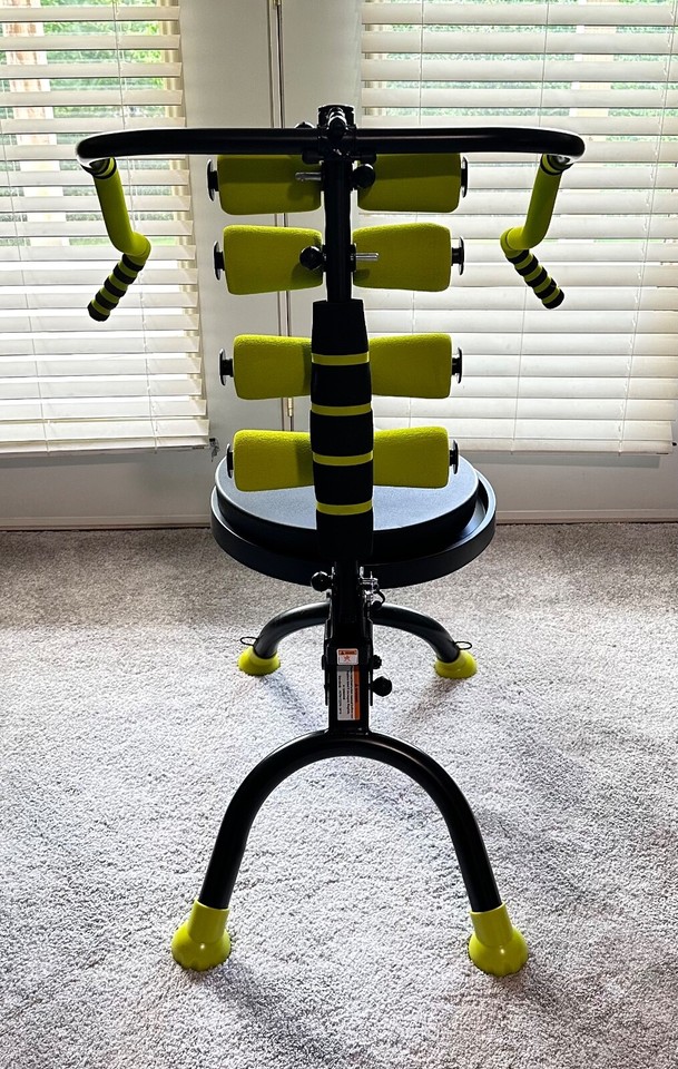 AB DOER 360 W/ 6 PACK BACK ROLLER, TENSION RODS, DVD, MANUAL & TOOL KIT ...