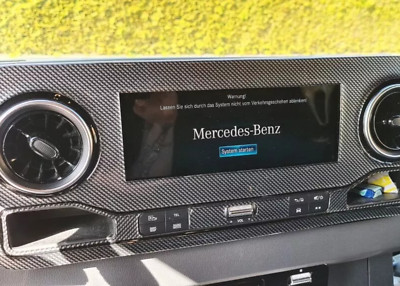 Carbon Fiber Look Dash Trim Kit for Mercedes Sprinter W907 20-24 Auto ...