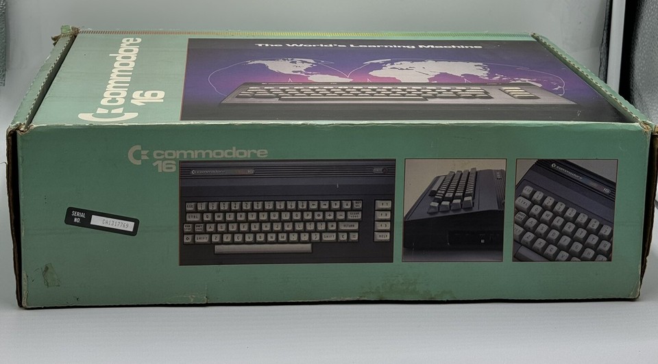 Vintage Commodore 16 Computer w/ Box Tested | eBay