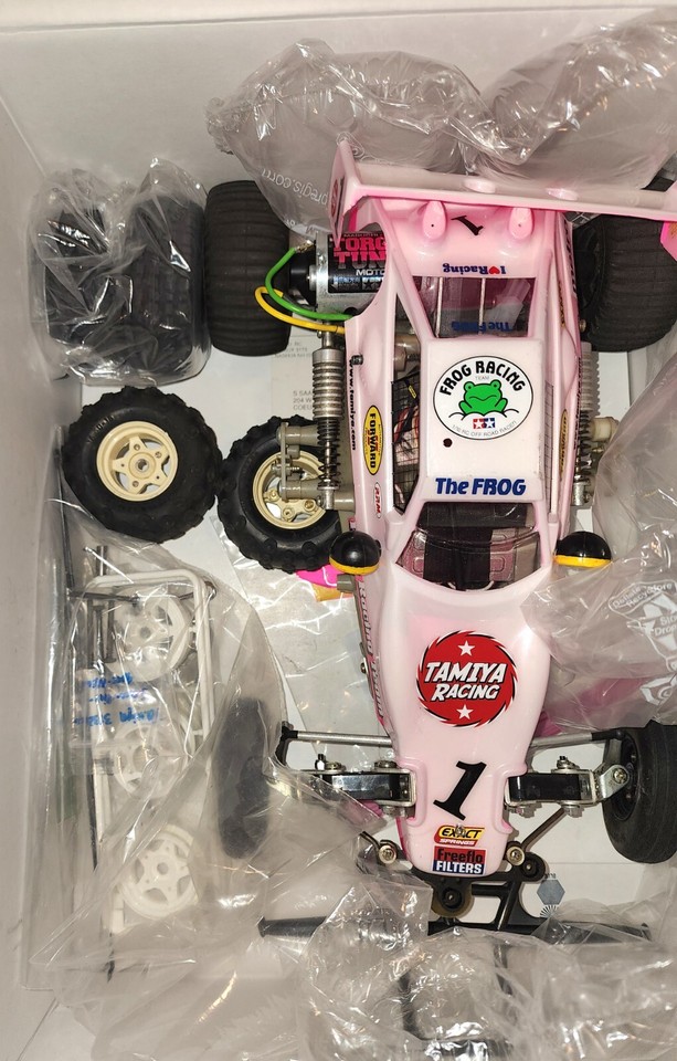 RTR Vintage 1983 Tamiya Frog with original spare parts restored needs ...