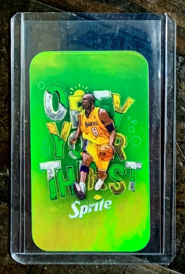Kobe Bryant 2002 Sprite—Obey Your Thirst Mini Promo Refractor Card—L.A ...
