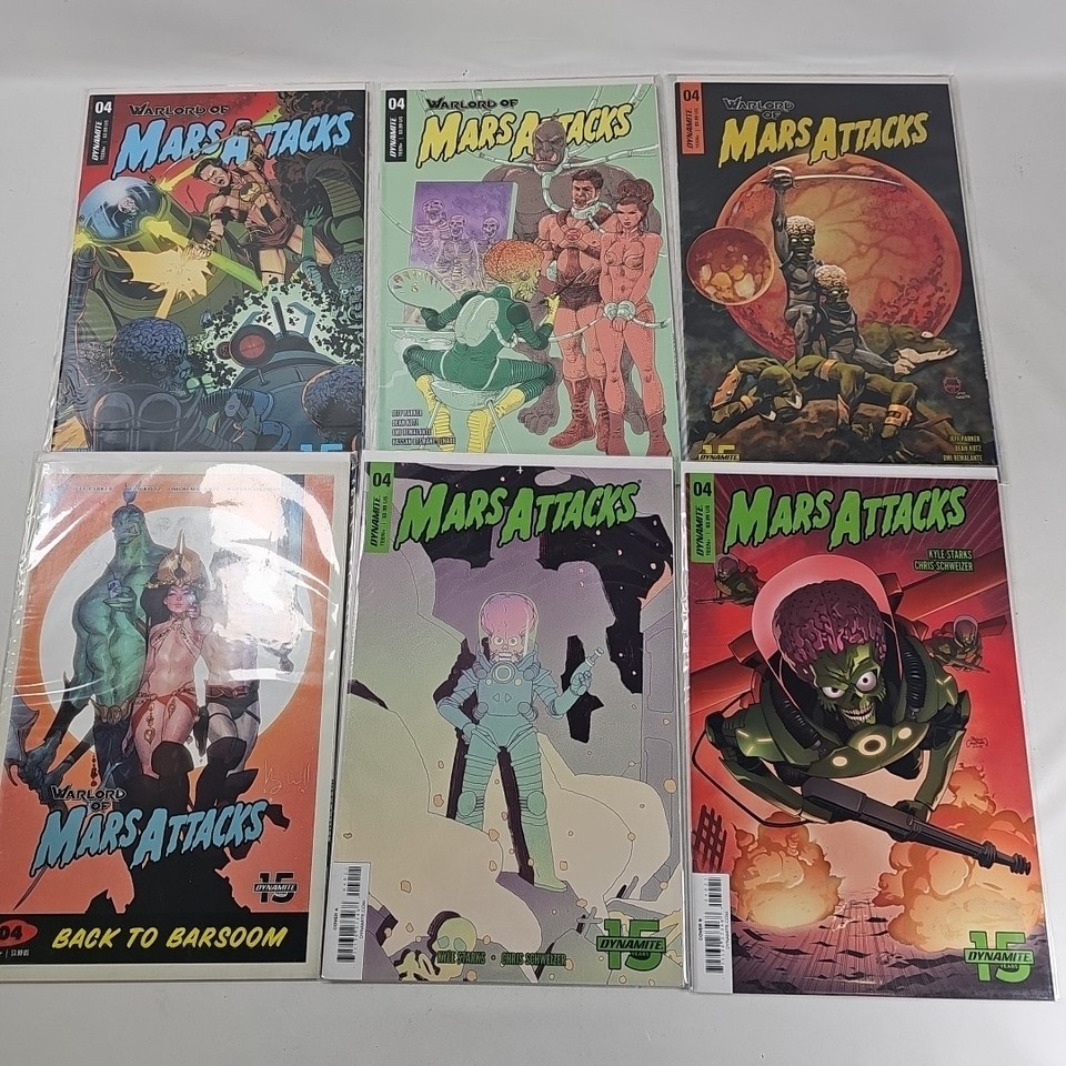 Mars Attacks Comic Book Lot Of 31 Books Warlord 1-5 Bagged And Boarded ...