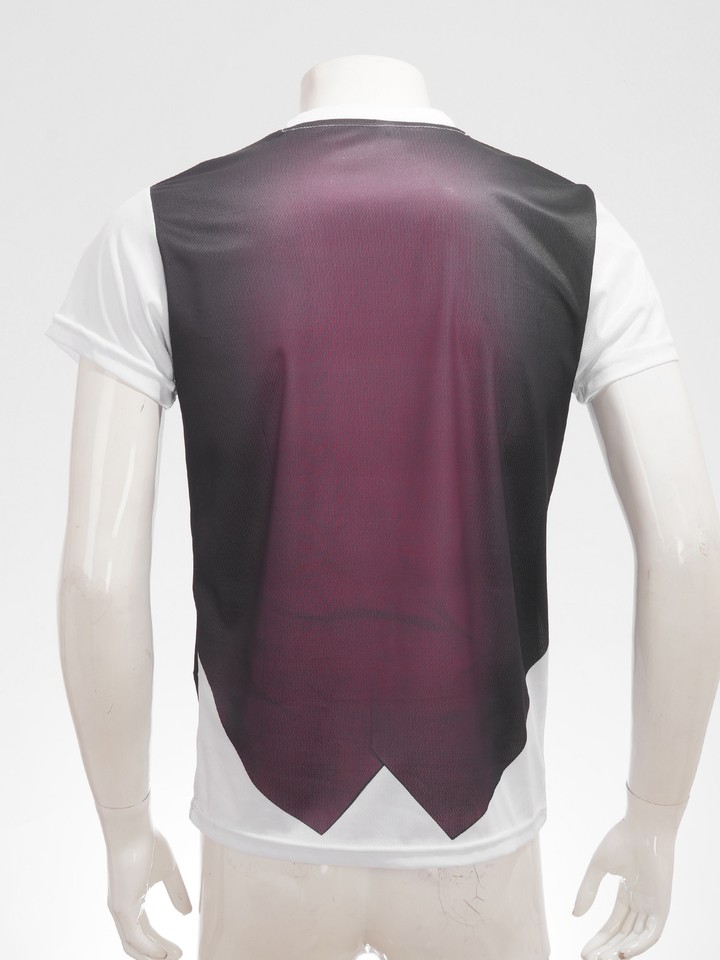 Men's 3D Printed Casual Shirt Tuxedo Tops Funny Fake Suit Vest T-Shirt ...