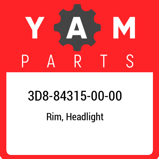 3D8-84315-00-00 Yamaha Rim, headlight 3D8843150000, New Genuine OEM ...