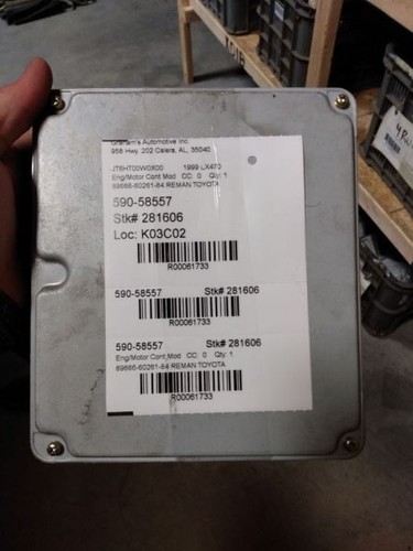 Engine ECM Electronic Control Module Right Hand Dash Fits 99 LEXUS ...