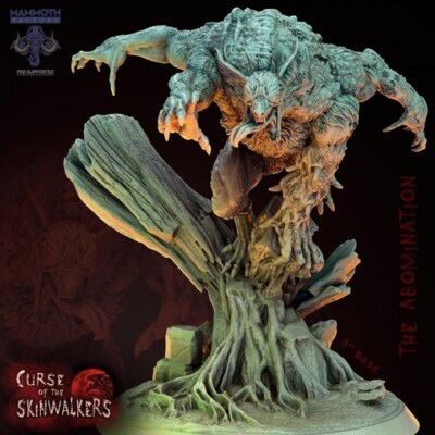 Abomination Kosuluth Eldritch Werewolf Demon Boss Miniature | DnD D&D ...