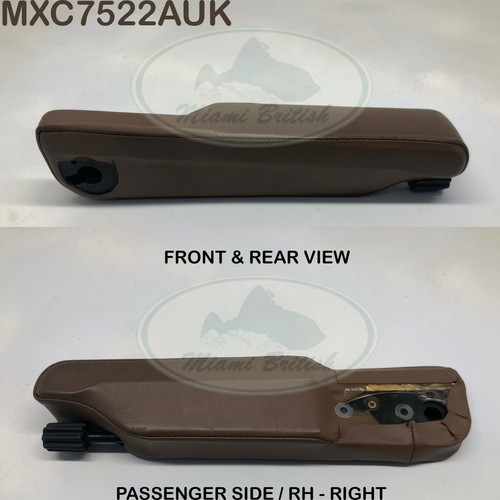 LAND ROVER FRONT SEAT ARM REST RIGHT RH PASSENGER TAN RANGE P38 ...