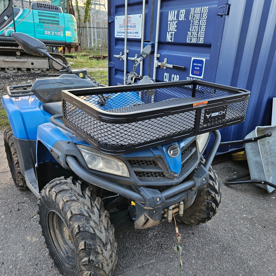 ATV REAR Cargo Basket Quad rear Rack Back Box Luggage Carrier Rack Quad ...