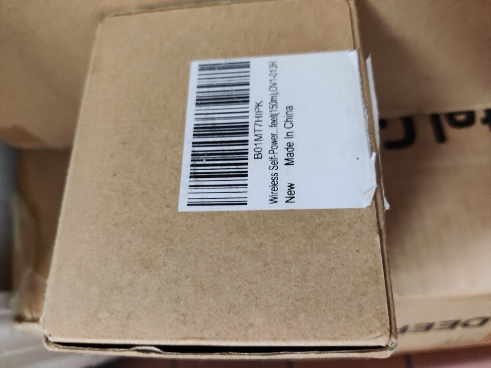 Vikel Wireless Doorbell Chime Kit with No Battery Required Push Button ...