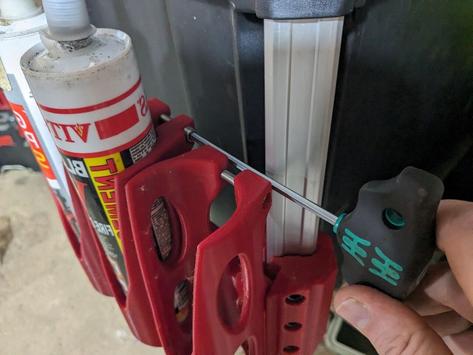 Milwaukee PACKOUT Rattle Can/Caulk/Sealant tube holders Rail mounted | eBay
