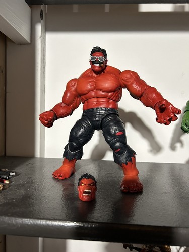 READ! Marvel Legends Red Hulk Target Exclusive Deluxe 6” Figure w ...