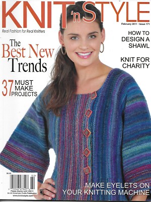 Knit 'N Style Magazine Must Make Projects Design A Shawl Sewing Machine ...