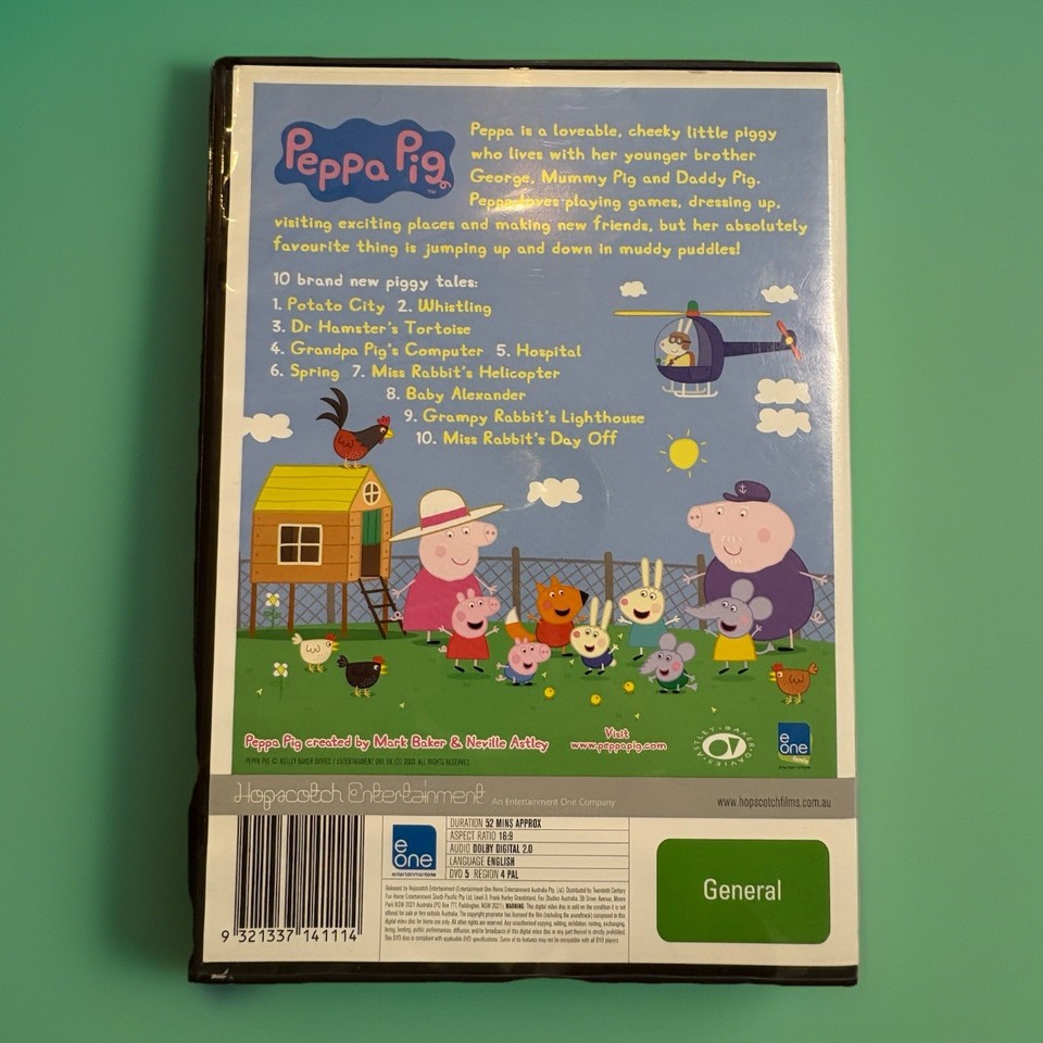 2 Genuine Peppa Pig New Shoes, Potato City And Other Stories DVD Bundle ...