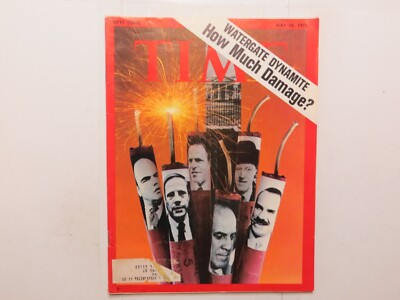 Time Magzine May 28 1973 Watergate Dynamite How Much Damage? 1Mx2 | eBay