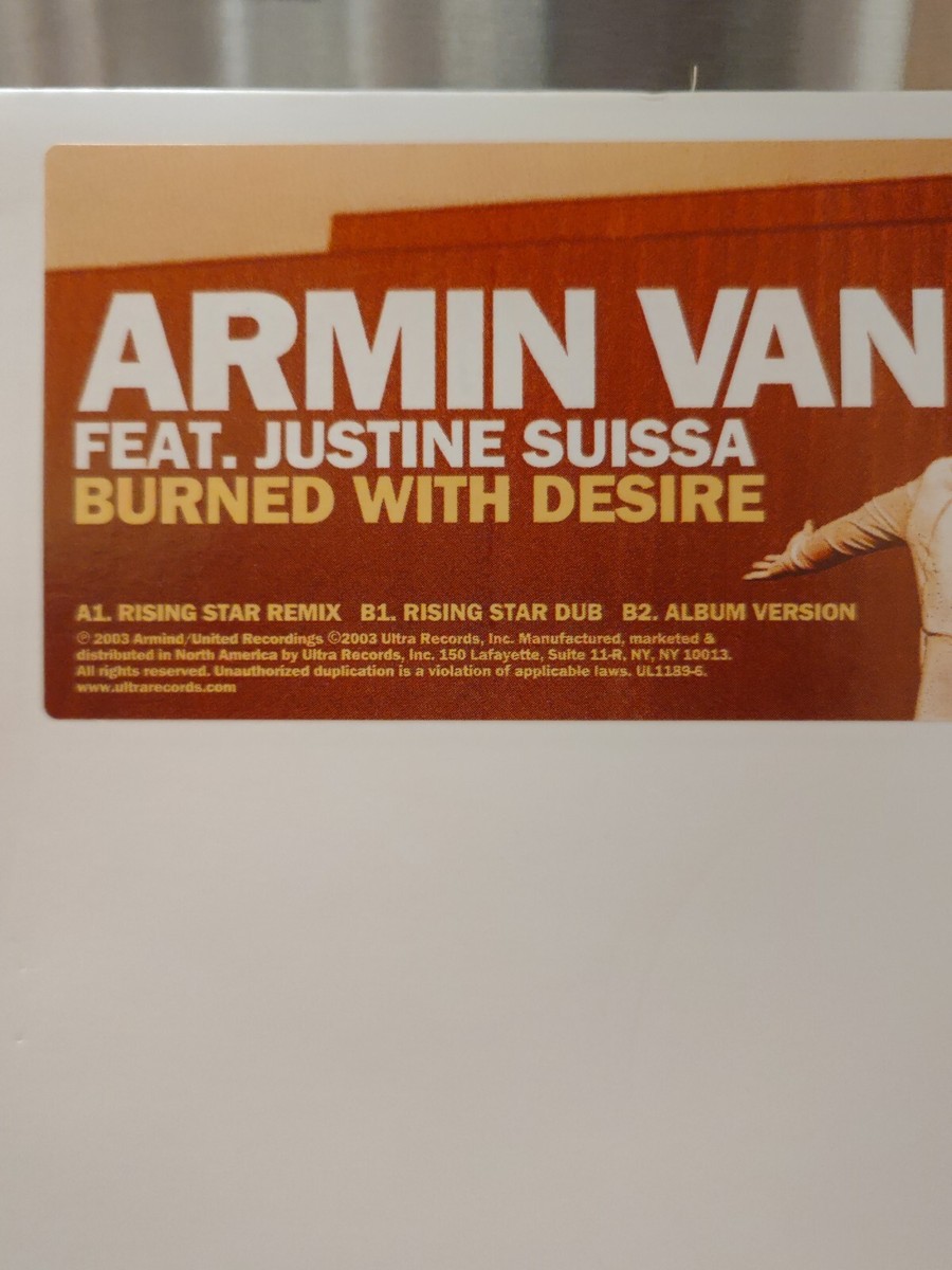 Armin Van Buuren Burned With Desire Feat Justine JUSTINE SUISSA