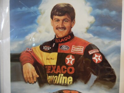 NASCAR Davey Allison Poster 15 1/2 x 11 1/2 by Jeanne Barnes 93 Rising ...