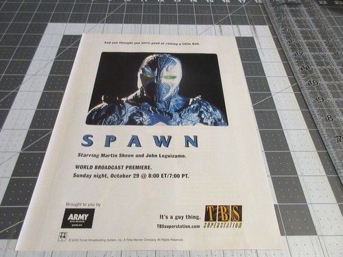 Martin Sheen in Spawn Movie on TBS 2000 Print Ad -Brought to you by U.S ...