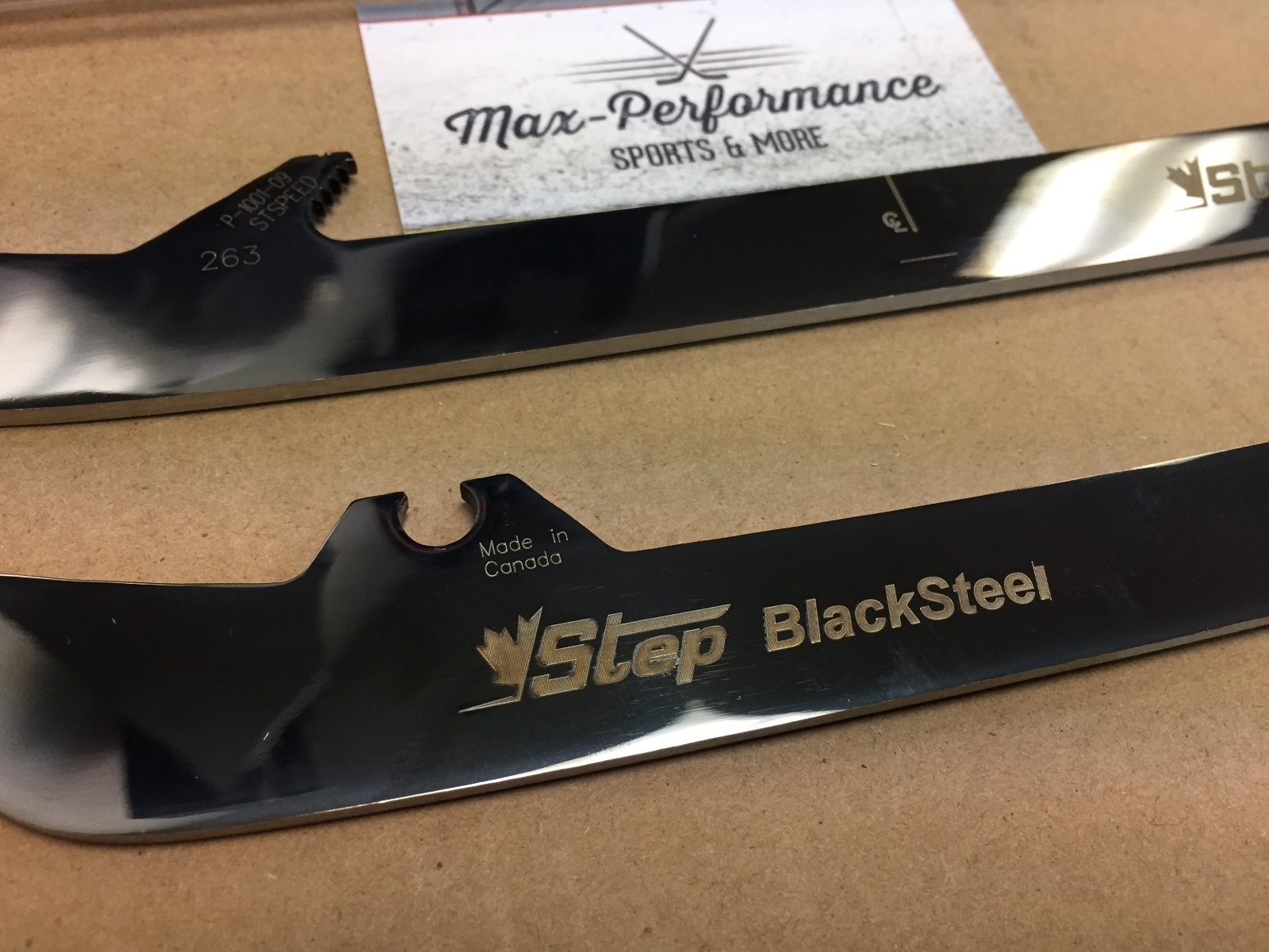 Step Steel Blacksteel Bauer Lightspeed Skate Runners! Blades Holders ...