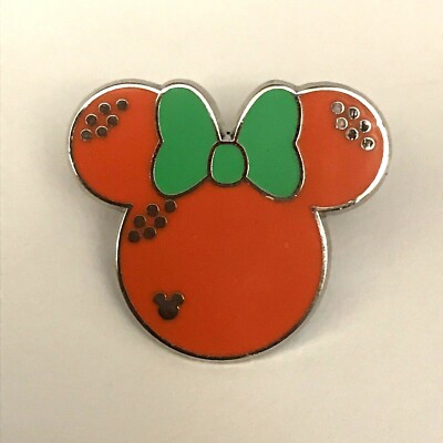 Orange Minnie Mouse Fruit Icons 2017 Hidden Mickey DLR Disney Pin ...