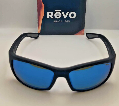 NEW Revo DEXTER Matte Black POLARIZED Blue H2O GLASS Lens Sunglass 1127 ...