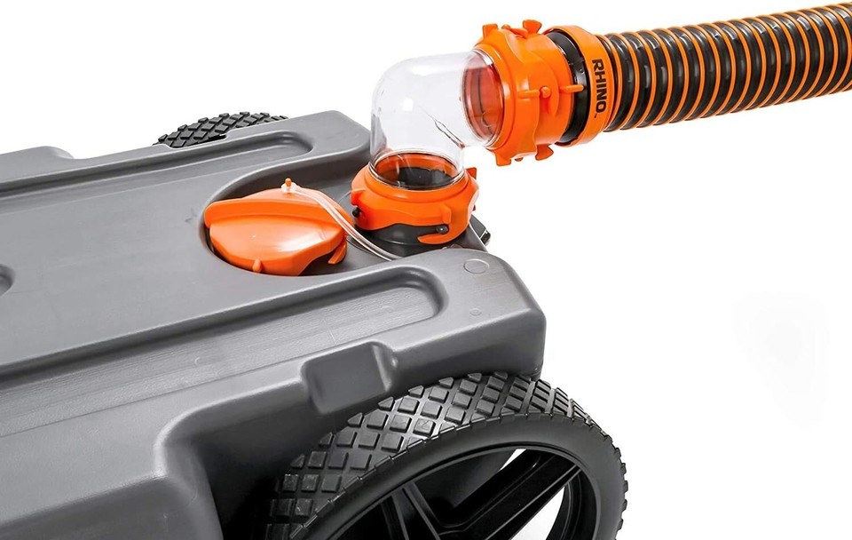 Camco 39005 Portable Holding Tank 28 Gallon RV Tote Waste Tank with ...