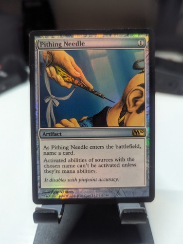 Pithing Needle FOIL Magic 2010 / M10 NM Artifact Rare MAGIC MTG CARD ...