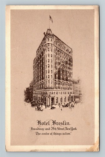 New York City NY, Hotel Breslin, Vintage Postcard | eBay