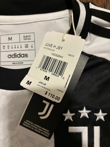 adidas Juventus 24/25 Home Soccer Jersey Men's Medium IS8002 | eBay