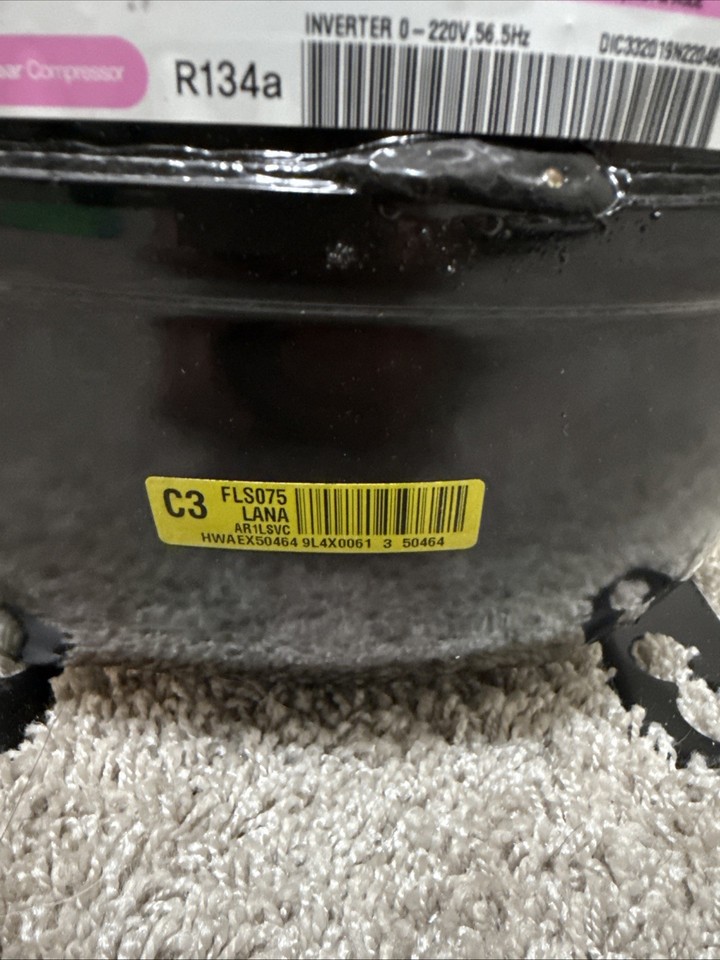 FLS075LANA TCA38151706 New OEM LG Kenmore Refrigerator Compressor | eBay