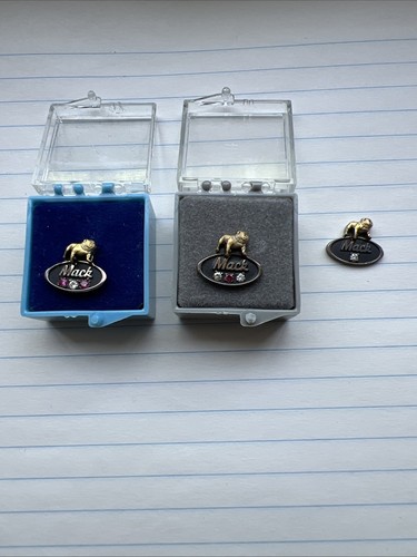 Mack Truck 10k Gold Emblem Service Pins w/Diamond & Ruby, Lot of 3 | eBay