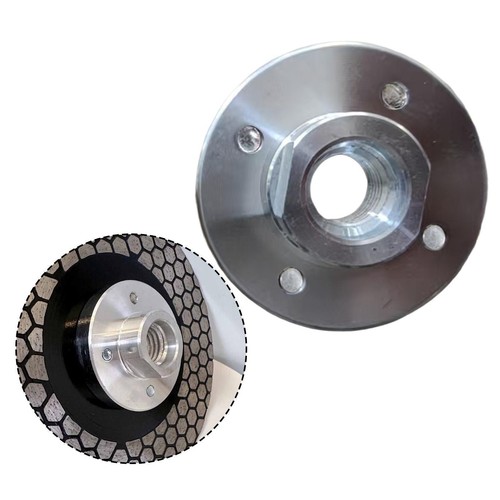 Flush Mount Adapter Flange Nut M14 Thread Arbor Adaptor Sturdy Aluminum ...
