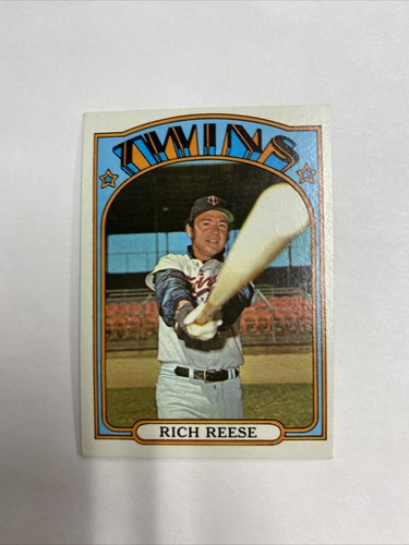 1972 Topps Baseball Rich Reese Minnesota Twins Card #611 | eBay