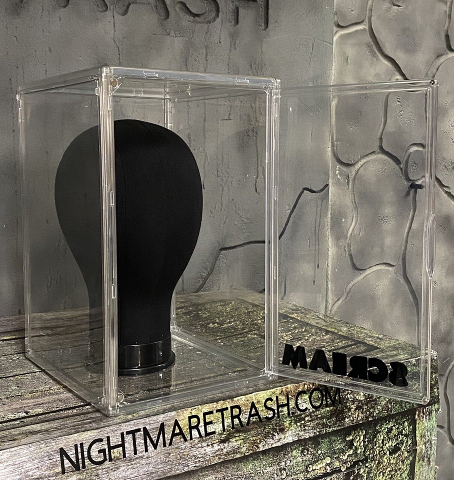 Scream Ghostface Mask Acrylic Display Case W Stand Horror Movie ...