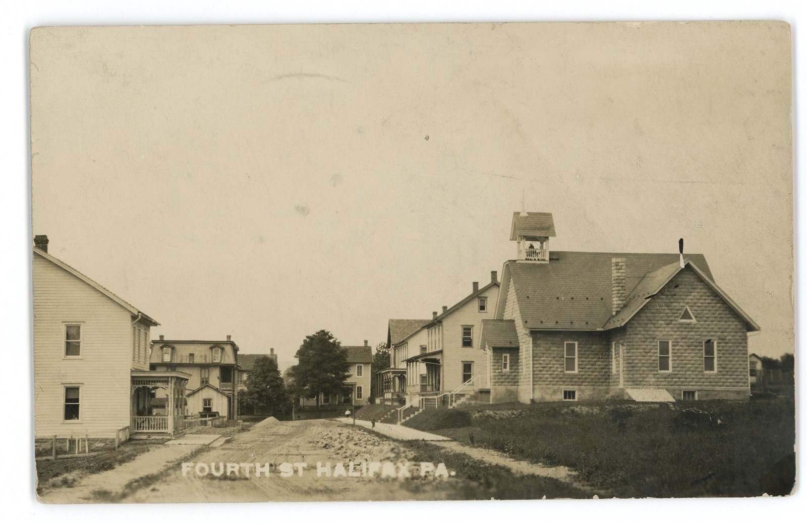 RPPC 4th Street HALIFAX PA Dauphin County Baum Pennsylvania Real Photo ...