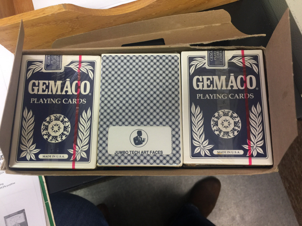 Gemaco Playing Cards -Casino Quality- LOT of 6 SEALED-NOT CANCELLED ...