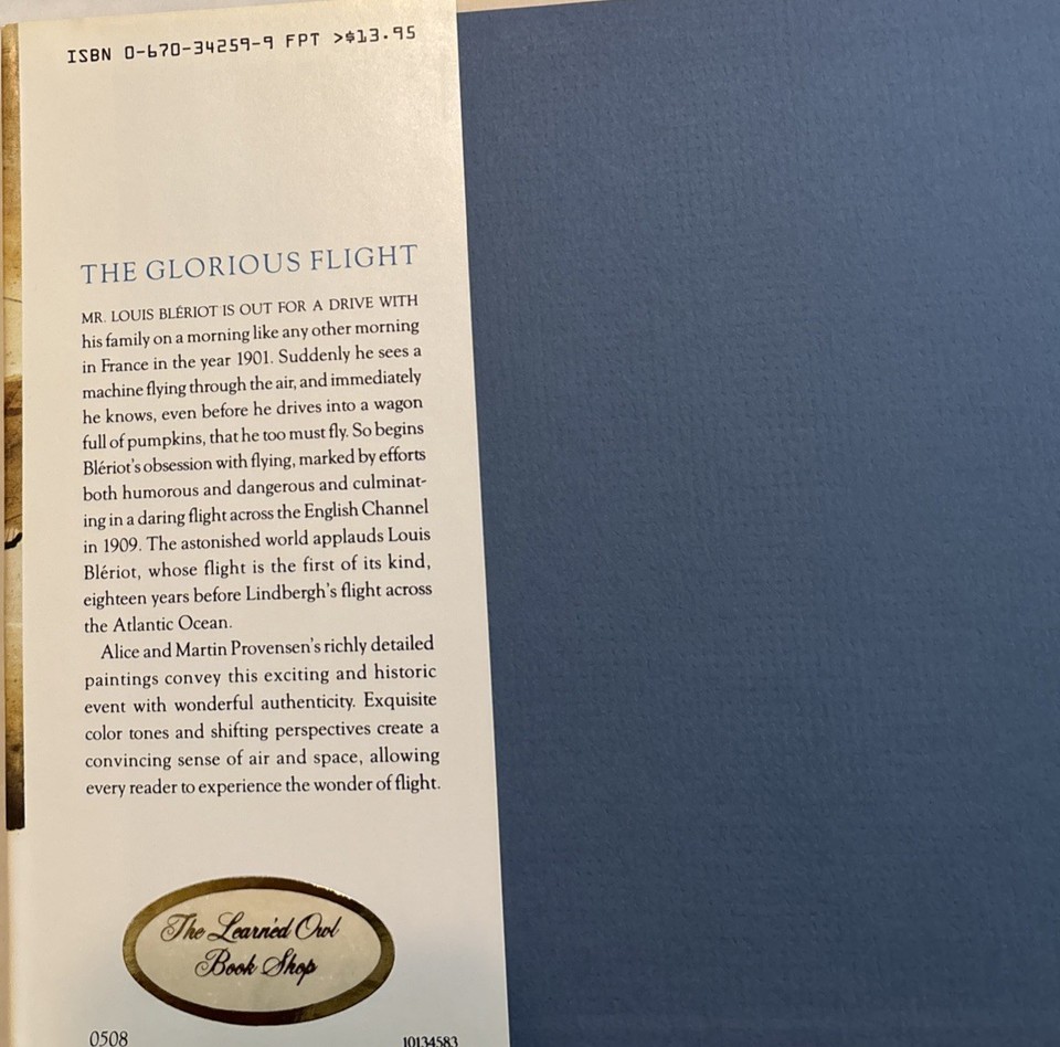 The Glorious Flight: Across the Channel - 1st Ed HC, Alice & Martin ...