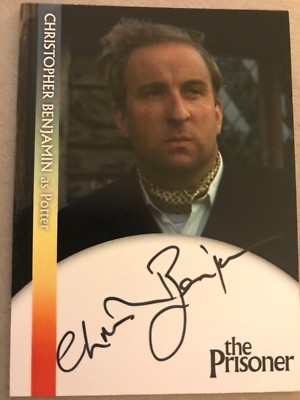 THE PRISONER: AUTOGRAPH CARD: CHRISTOPHER BENJAMIN AS POTTER CB3 | eBay