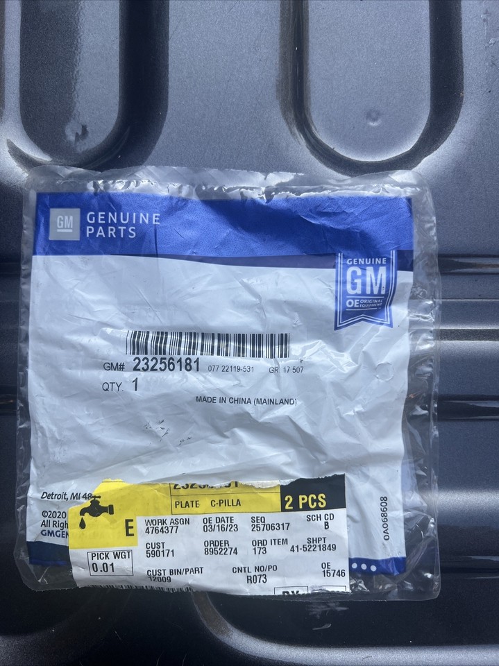 Genuine OEM GM GMC Chevy 23256181 "SLT" Emblem Plate Badge Nameplate | eBay