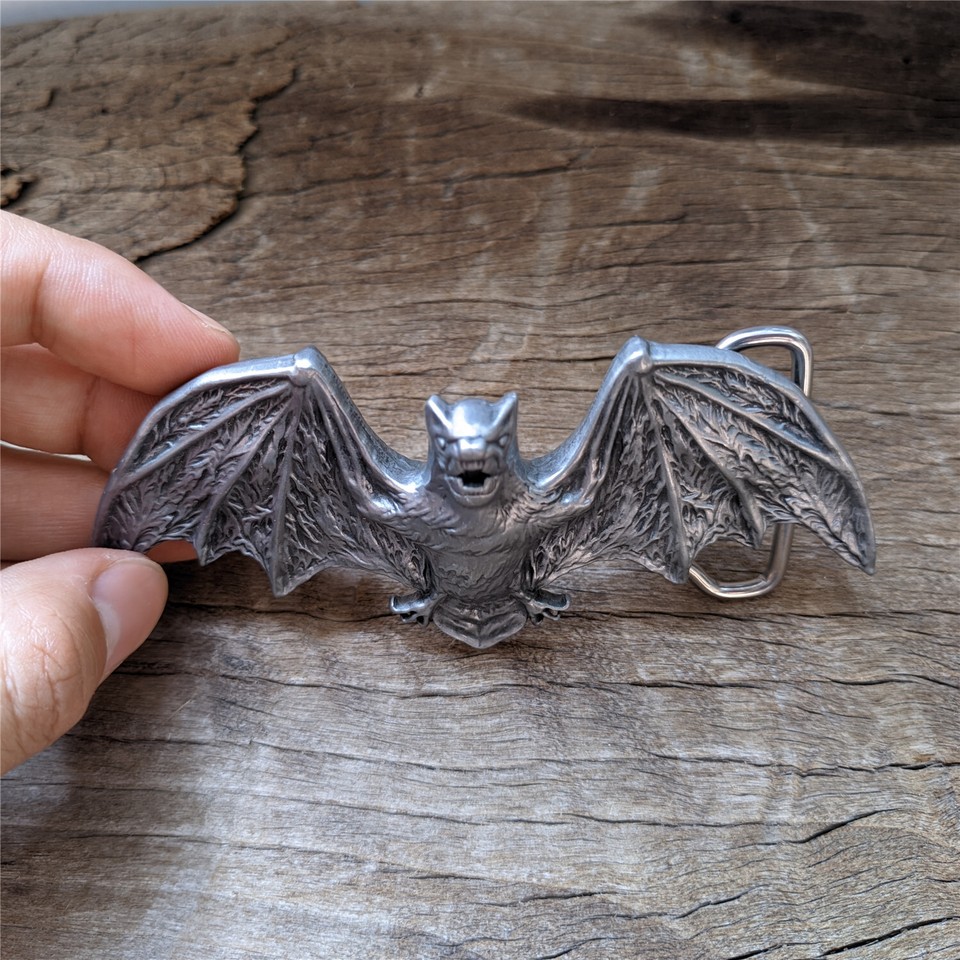 3D Bat Belt Buckle - Western Cowboys Belt Buckle - Mens Womens Belt ...